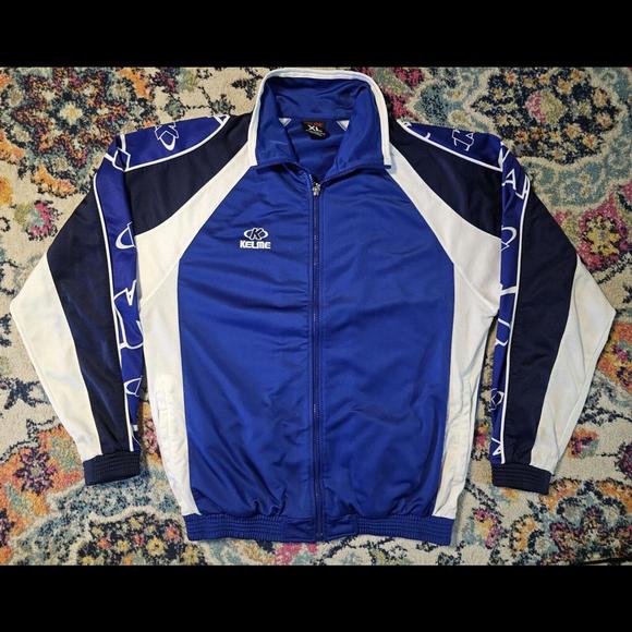 Jackets & Coats | Kelme Performance Training Blue Track Jacket Xl ...